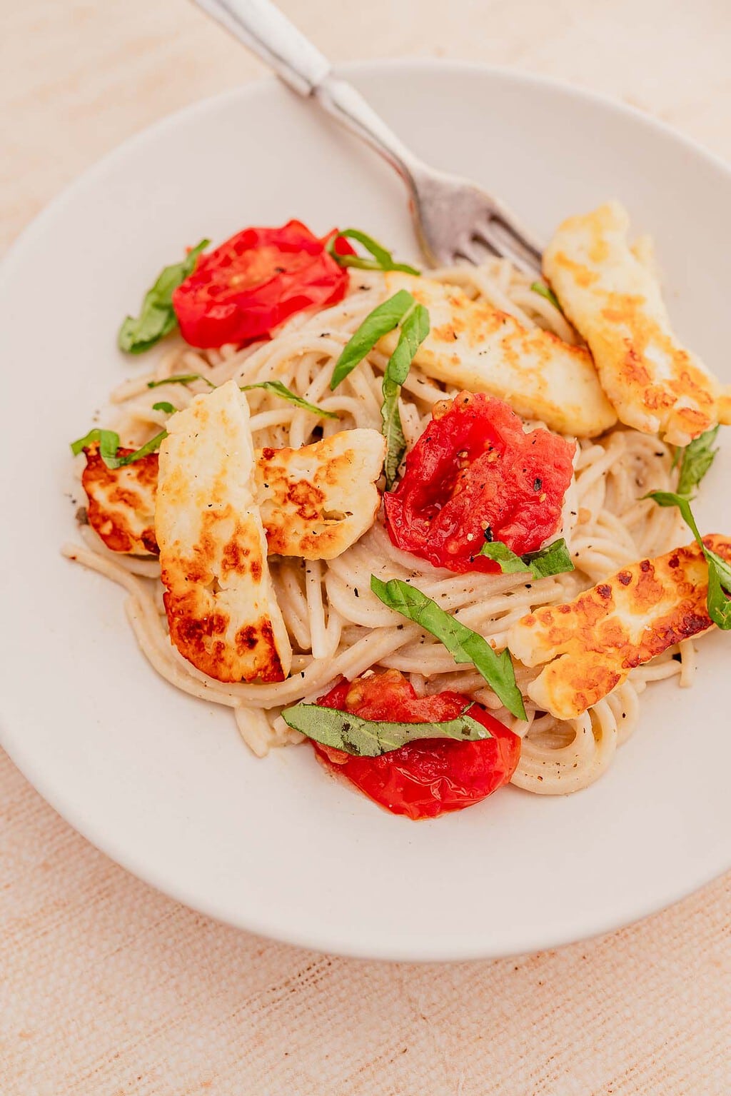 Creamy Halloumi Pasta - MOON and spoon and yum