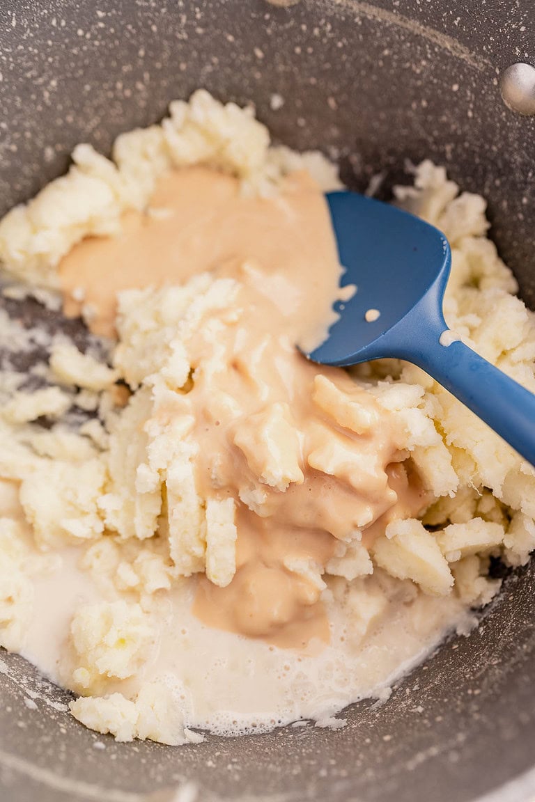Creamy Miso Mayo Mashed Potatoes - MOON and spoon and yum