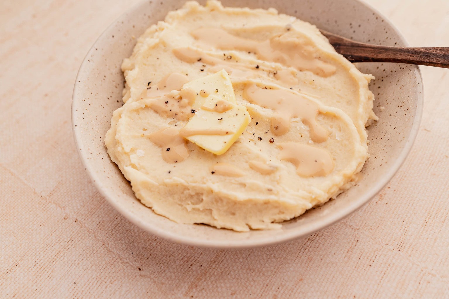 Creamy Miso Mayo Mashed Potatoes - MOON and spoon and yum
