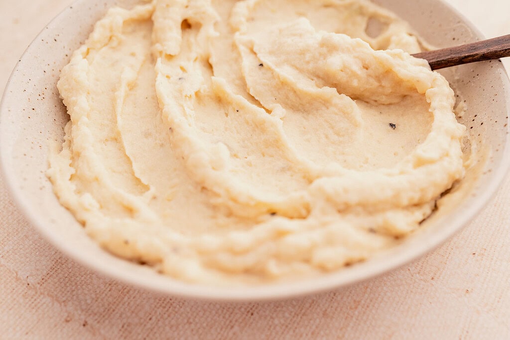 Creamy Miso Mayo Mashed Potatoes - MOON and spoon and yum