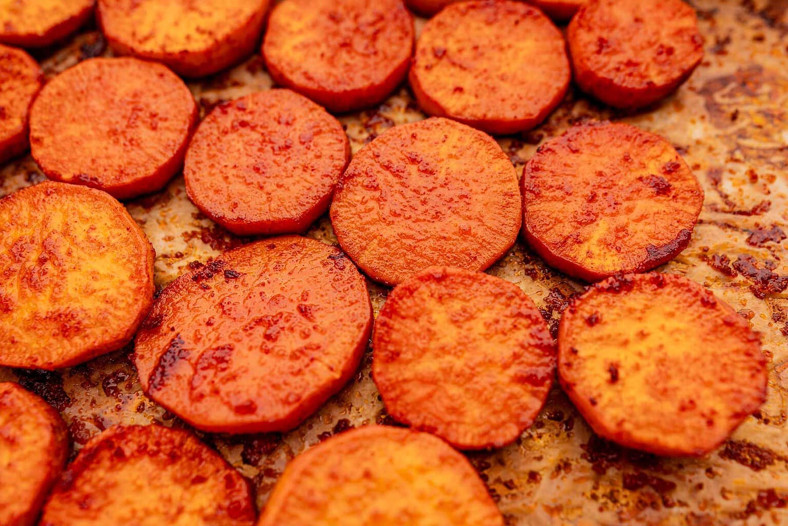 Oven Baked Sweet Potato Slices - MOON and spoon and yum