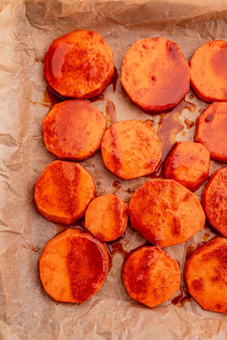 Oven Baked Sweet Potato Slices - MOON and spoon and yum