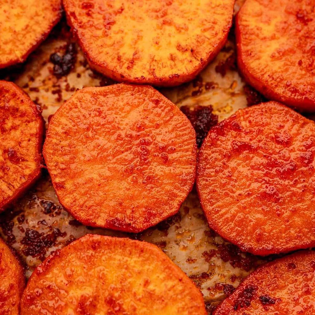 Oven Baked Sweet Potato Slices - MOON and spoon and yum