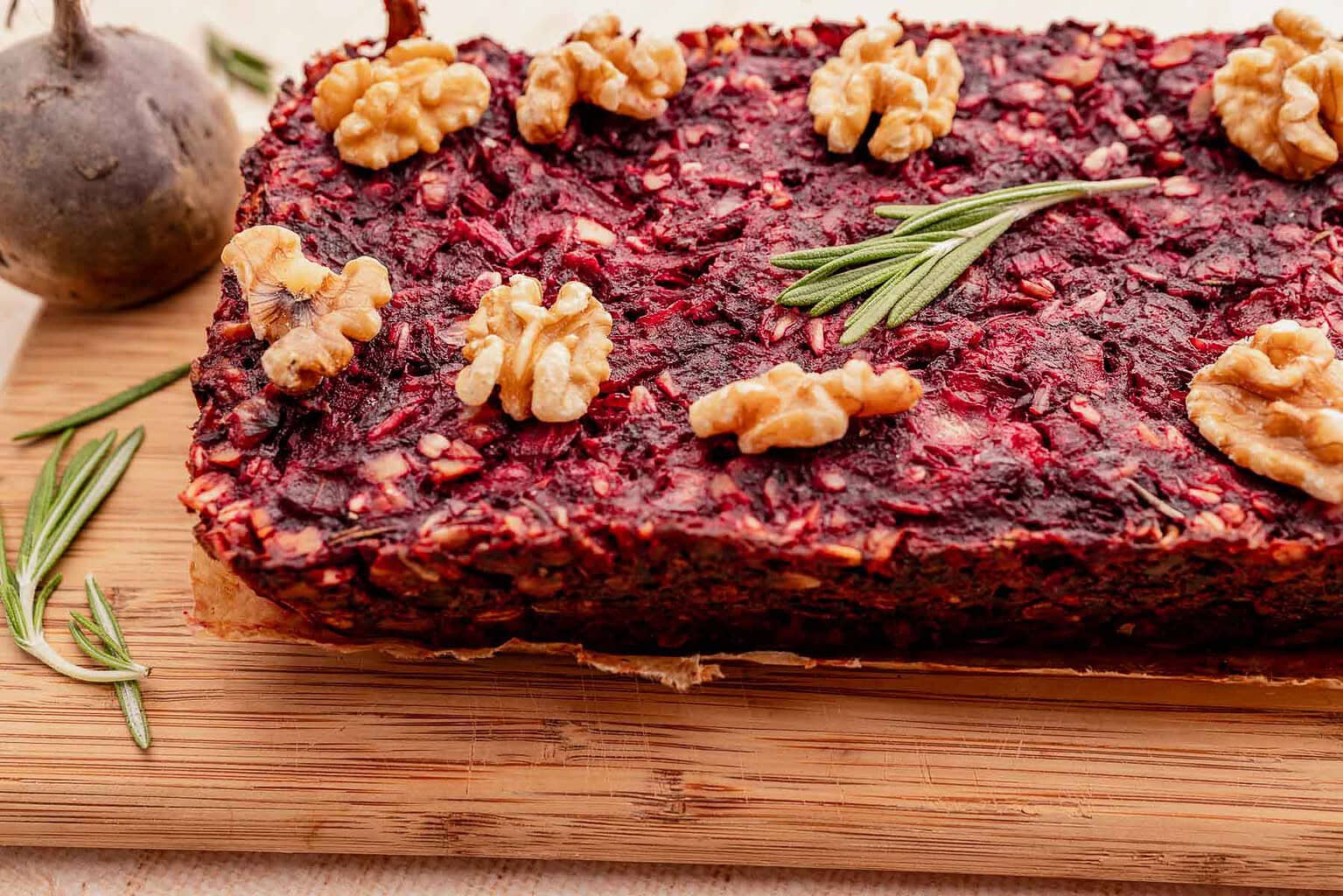 Vegetarian Roast with Beets and Walnuts - MOON and spoon and yum