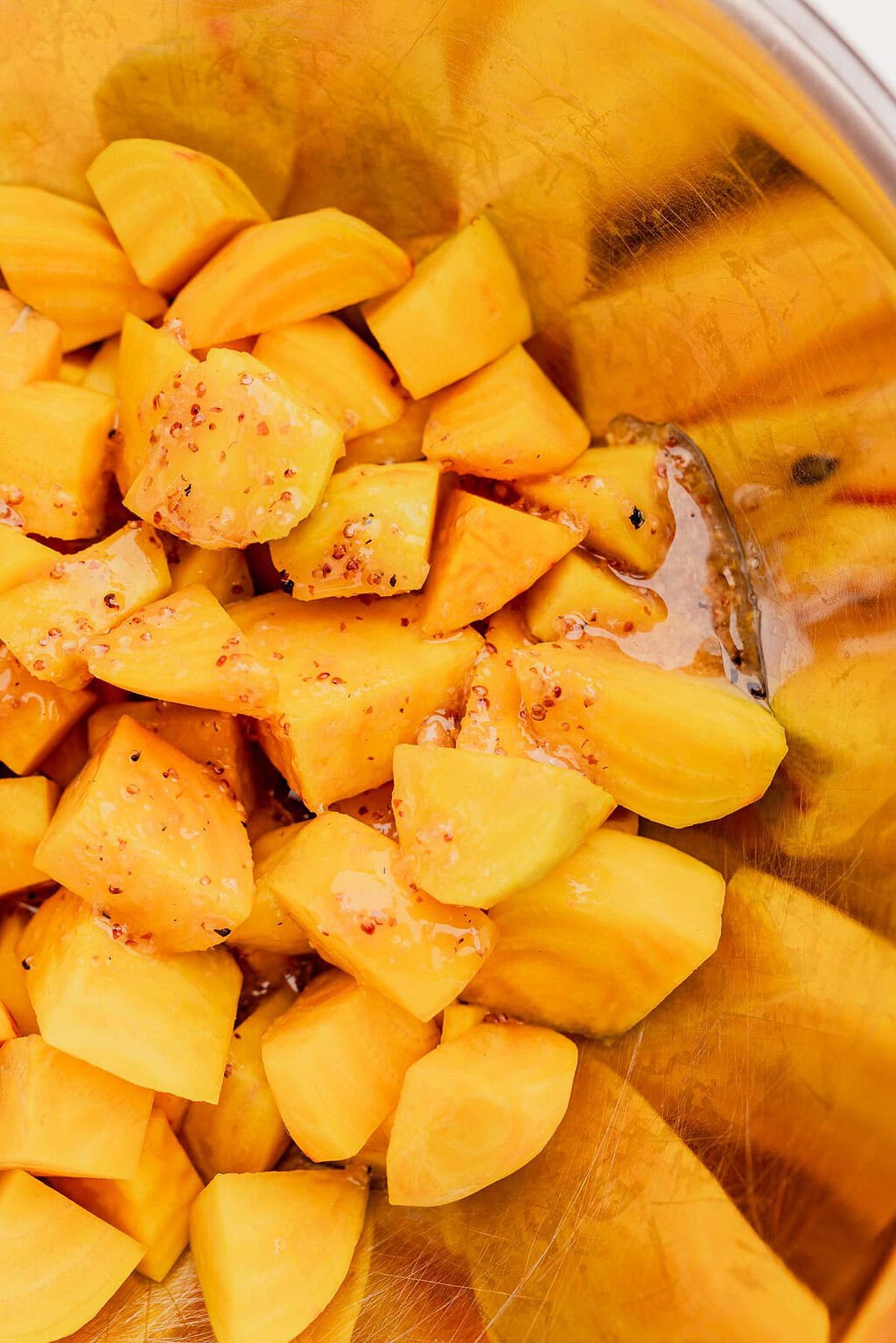 Honey-Dijon Roasted Golden Beets - The Good Men Project