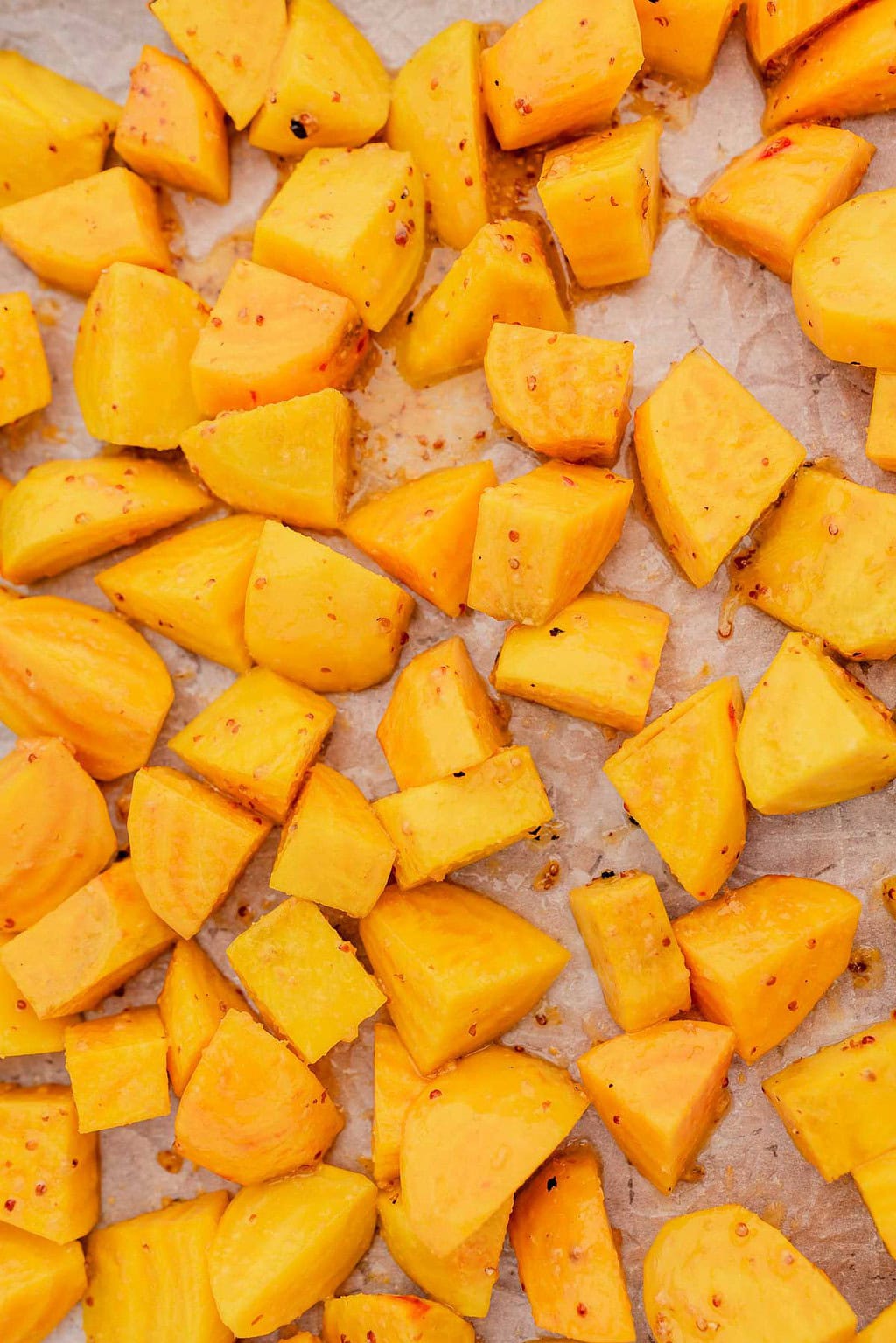 Honey-Dijon Roasted Golden Beets - MOON and spoon and yum
