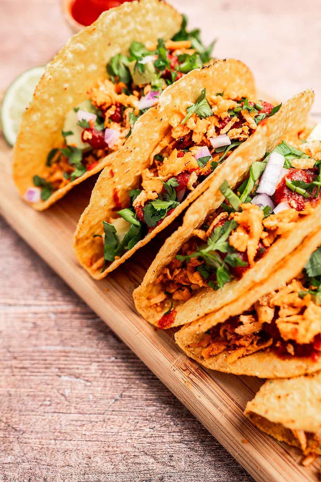 Easy Shredded Tofu Tacos - MOON and spoon and yum