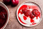 Easy Stewed Plums with Black Tea and Cardamom