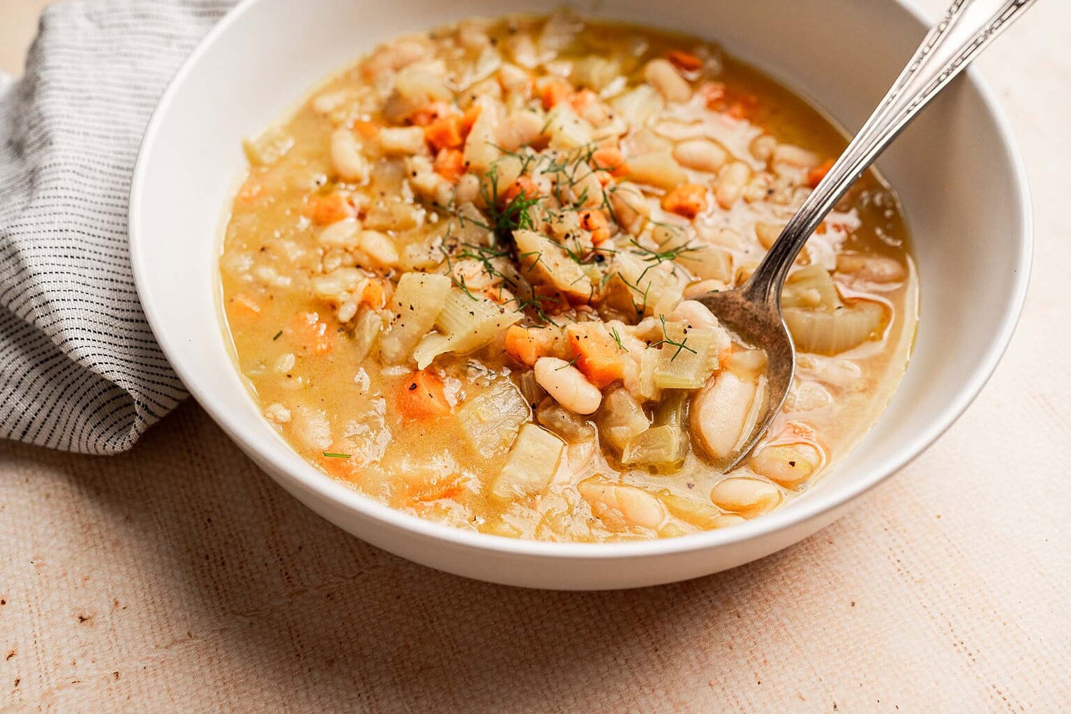 Tuscan White Bean Soup Recipe - The Good Men Project