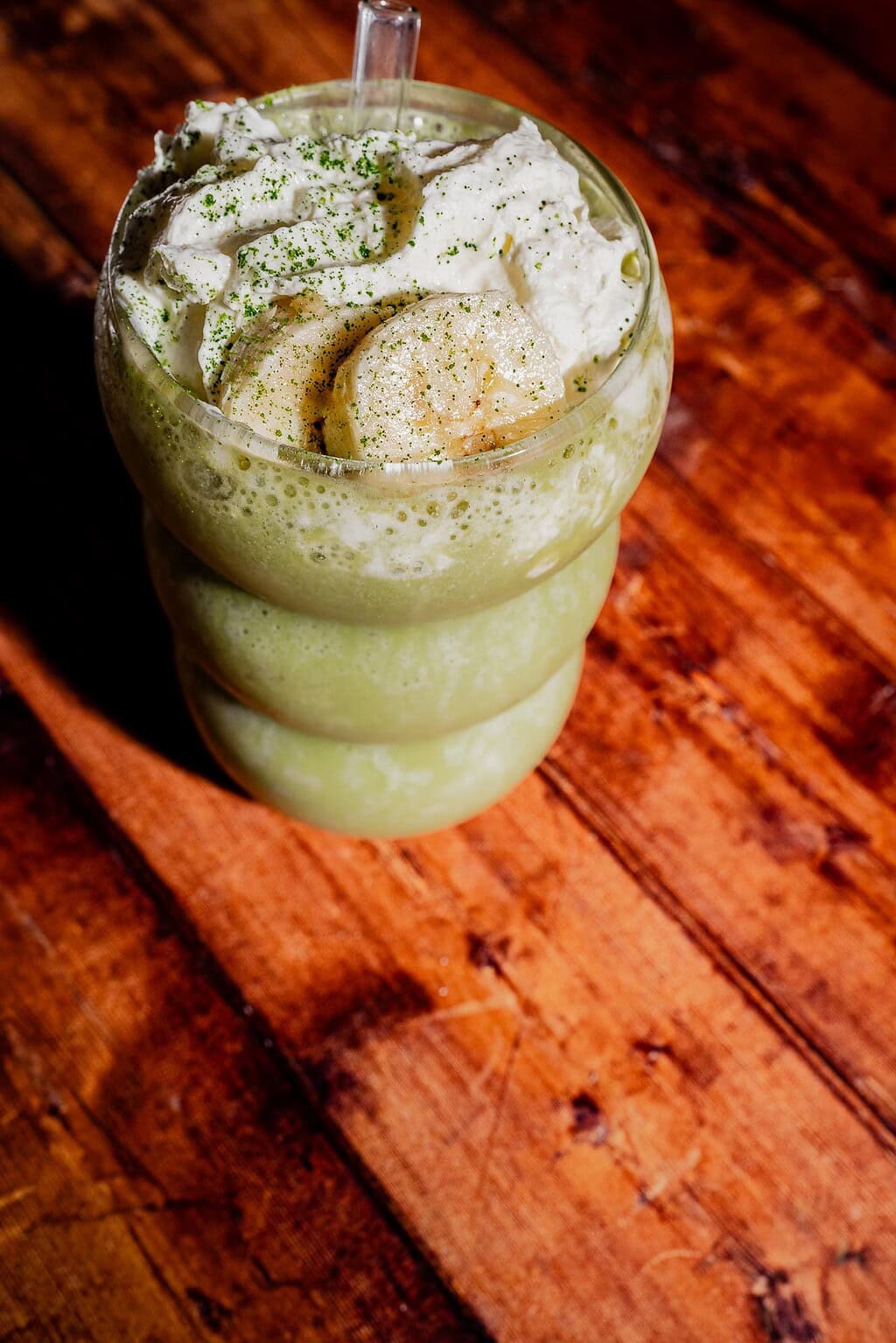 Creamy Banana Matcha Protein Shake